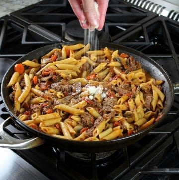 Crock-Pot Beef Ragu with Penne and Ricotta - Taste And See