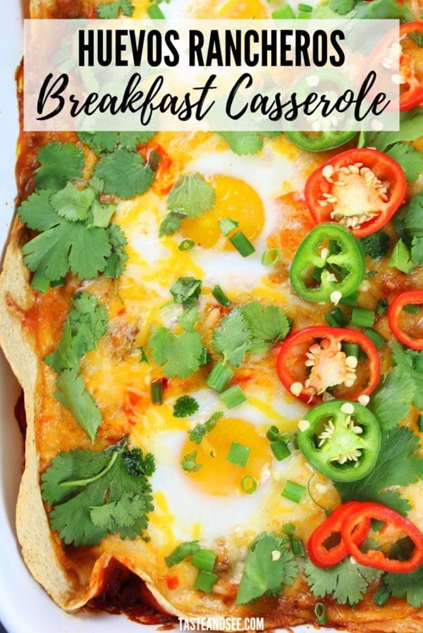 Huevos Rancheros Breakfast Casserole - Taste And See