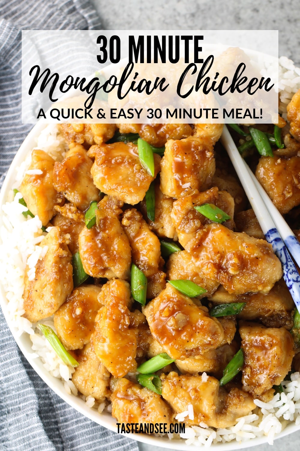 30 Minute Easy Mongolian Chicken - Taste And See