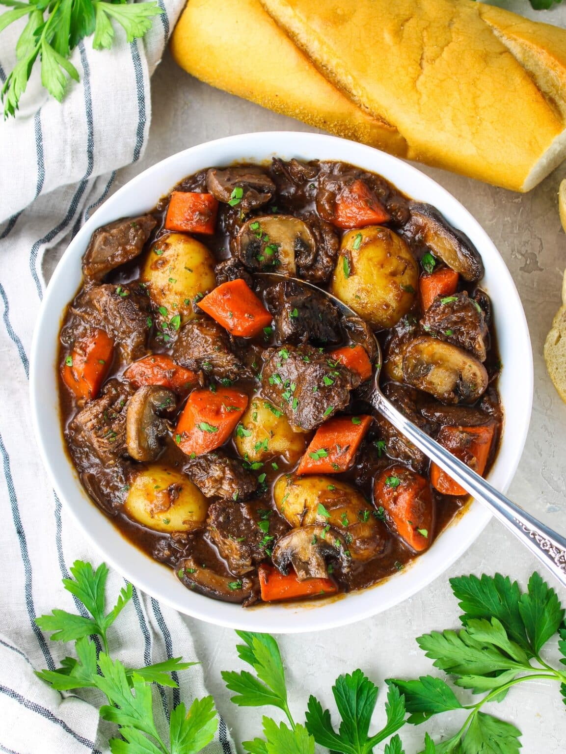 Savory and Rich: Ultimate Beef Stew with Mushrooms - Taste And See
