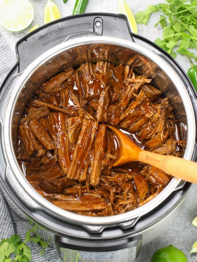 Easy Instant Pot Beef Barbacoa | Taste And See